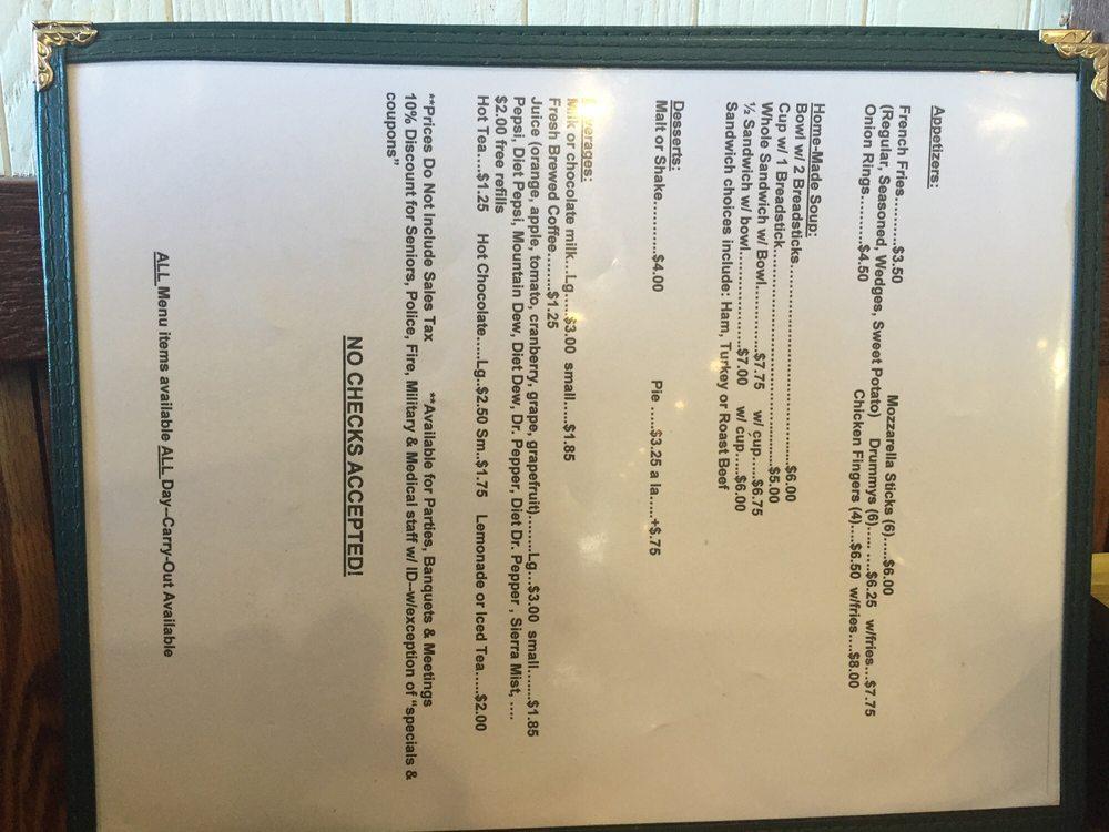 Menu at Egg-Cetera Cafe, Waconia