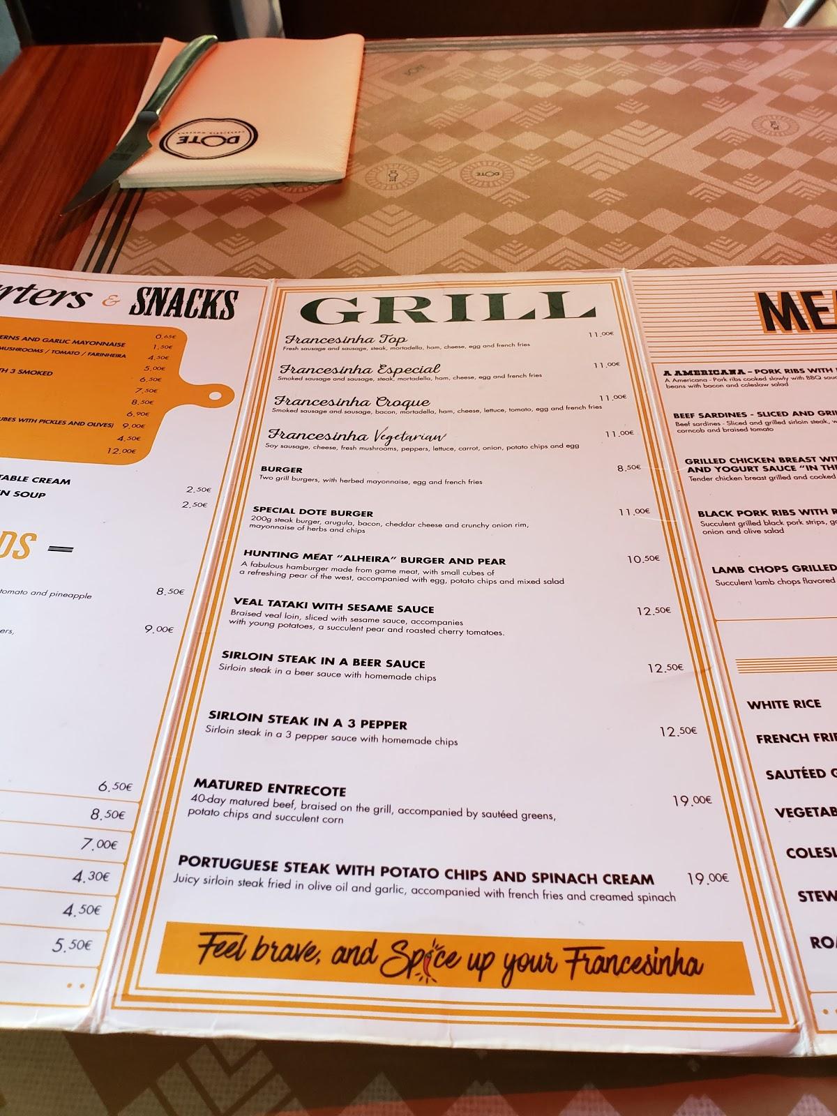 Menu em Dote - Cervejaria Moderna - Lisboa - Barata Salgueiro, Lisboa ...