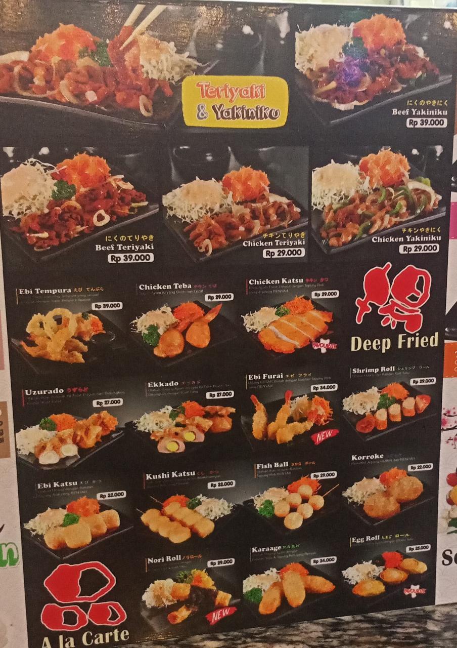 Menu at Japanese Bento Lippo Mall Batu Batos restaurant, Batu, Lippo ...