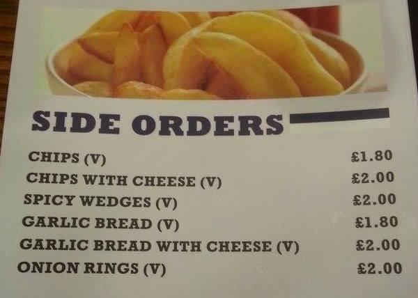 Menu at Stanley Arms pub & bar, Holyhead
