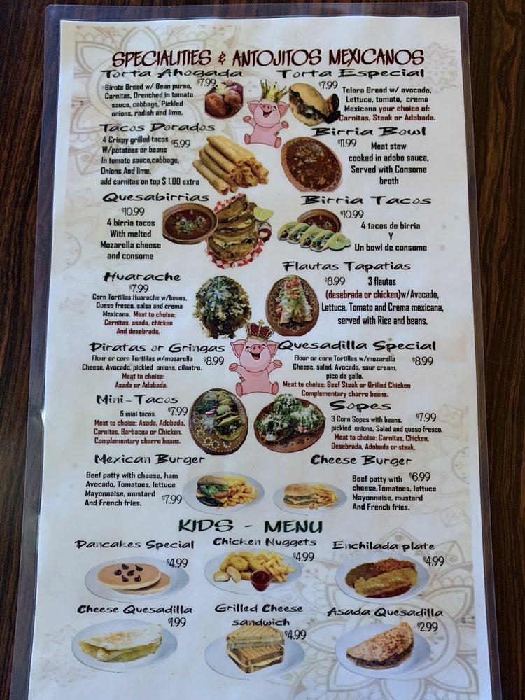 Menu at Birotes Restaurant, Universal City