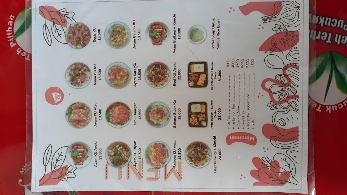 Carta del restaurante Makanku Gondang Raya, Semarang