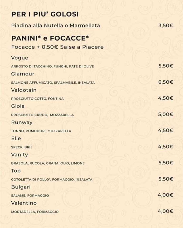 Menu at Royal Café cafe, Châtillon