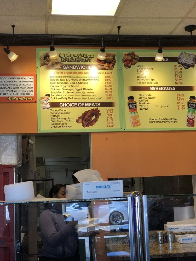 Menu at Gutbusters Breakfast restaurant, Candler-McAfee, Flat Shoals ...
