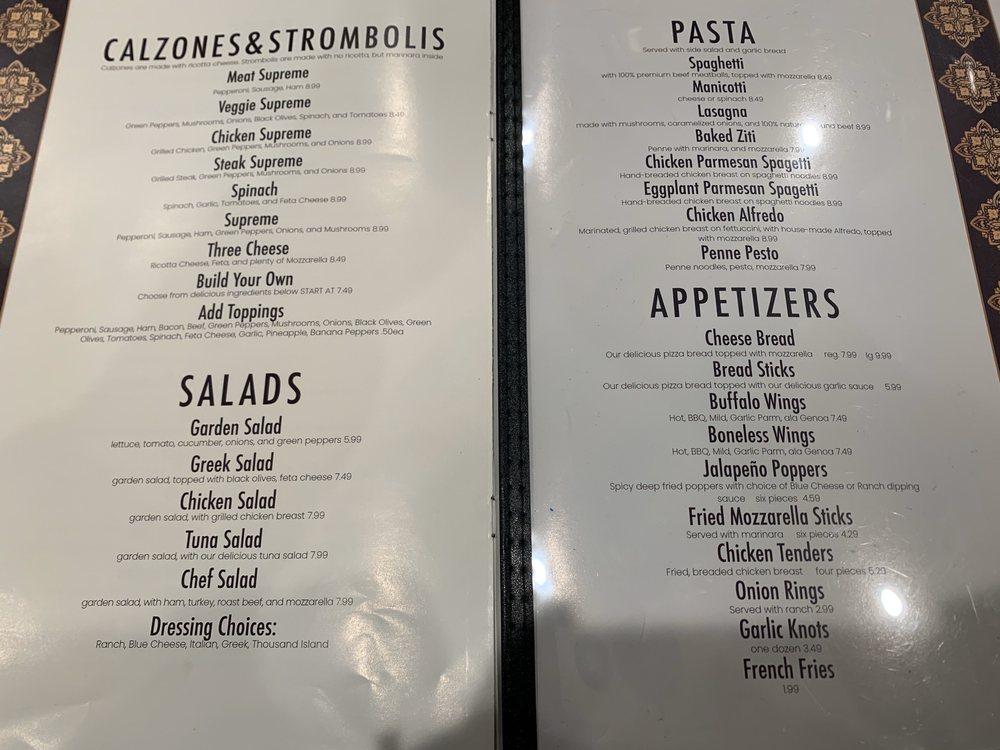 Menu at Karavan by 3 Olives pizzeria, Raleigh