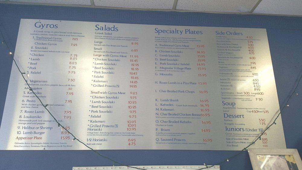 Carta del restaurante Niko's Gyros Magnolia, Seattle, 32nd Ave W