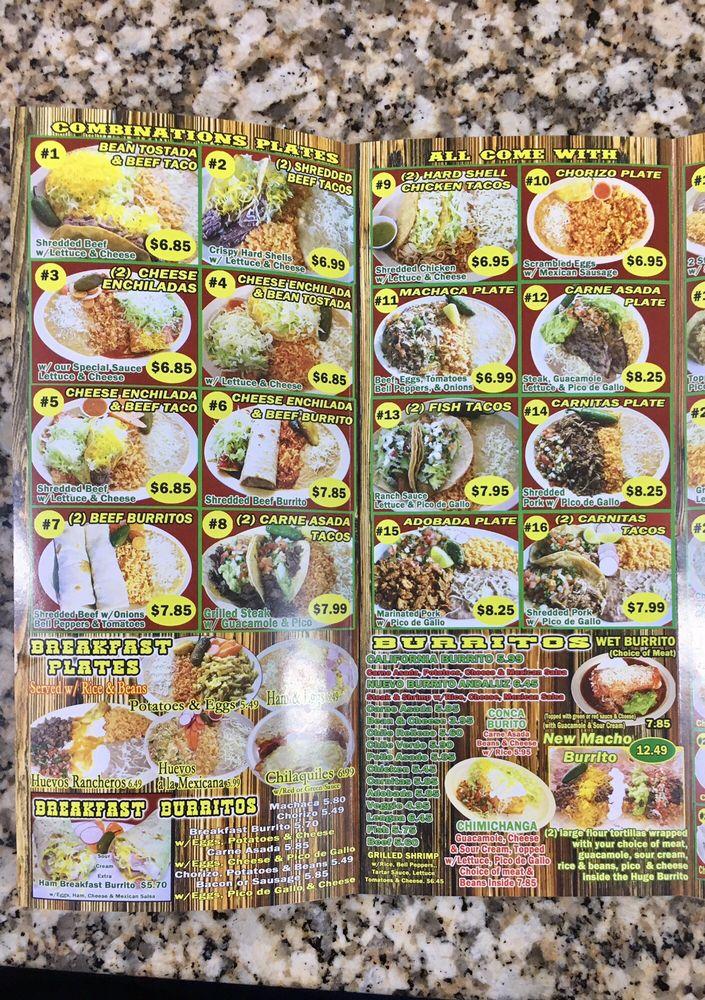 Menu at Super Albert Fresh Mexican Food restaurant, Covina, W San ...
