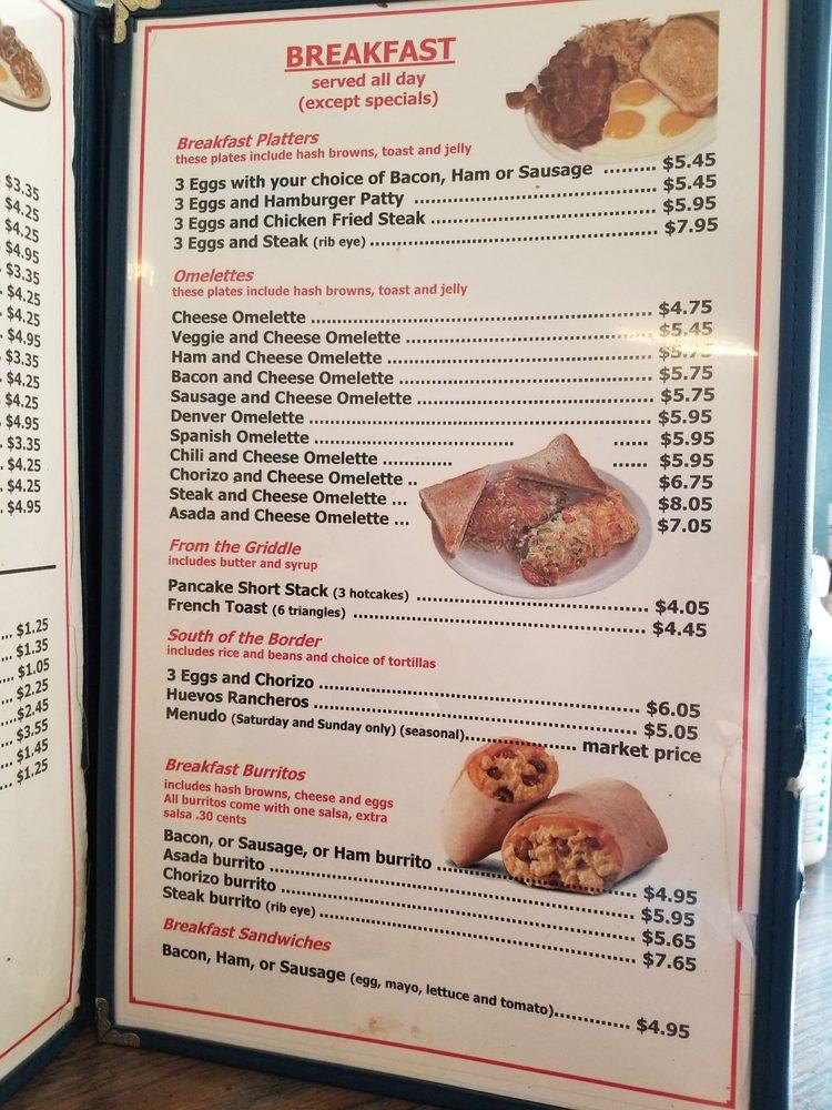 Menu at Alpha Omega Burgers restaurant, Covina