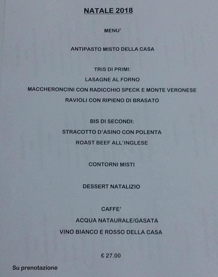 Menu at Kappa 2 pizzeria, San Zeno di Montagna