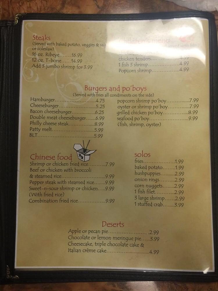 Menu at Santa Fe Seafood & Grill restaurant, Santa Fe