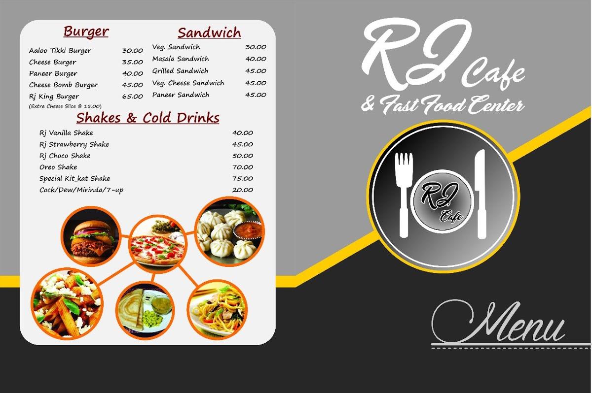 Menu at Rj Cafe Restro lounge, Jaipur, Varun Path