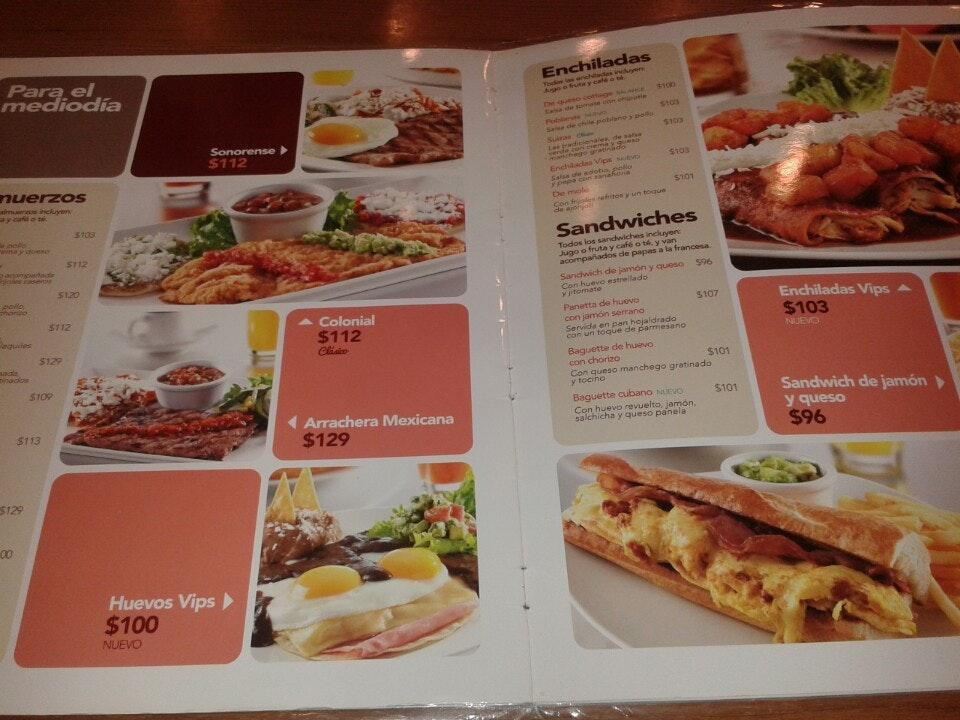 Menu at Vips Villahermosa Cd. Deportiva cafeteria, Villahermosa, C ...