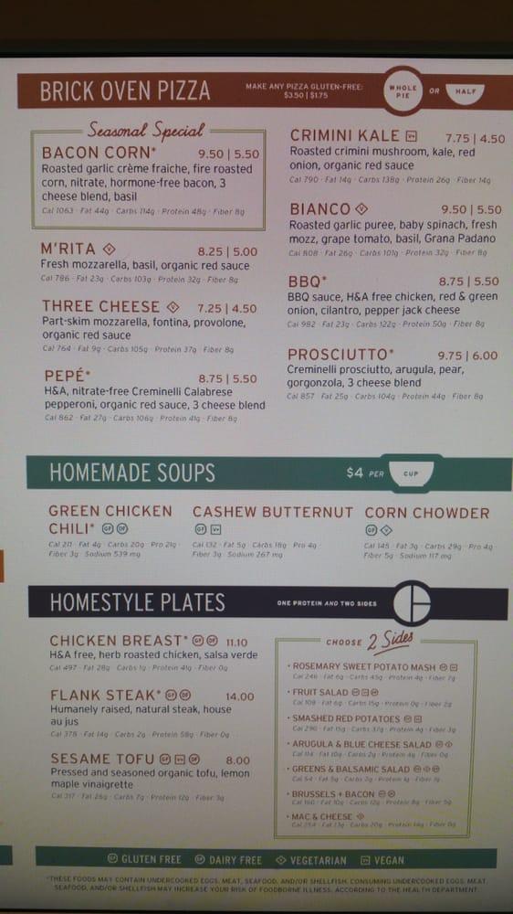 Menu at Modern Market Eatery restaurant, Lakewood, W Colfax Ave Unit 130