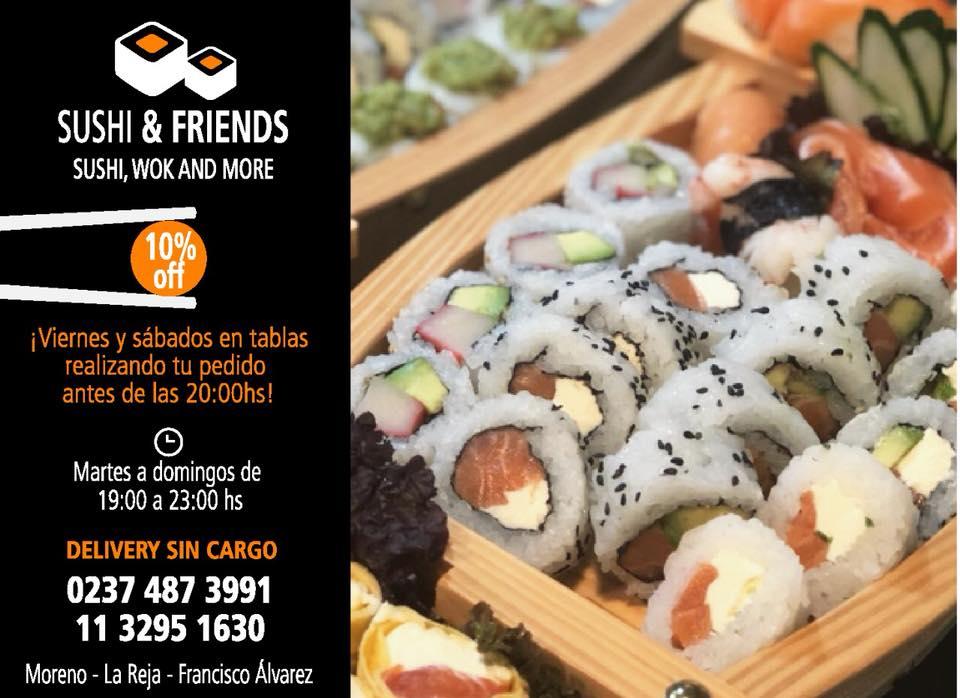 Carta del restaurante Sushi & Friends, La Reja, B1738BGB