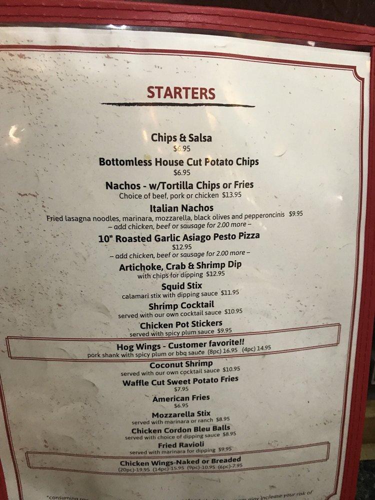 Menu at The Shoe - Lakeview Dining & Spirits pub & bar, Polson