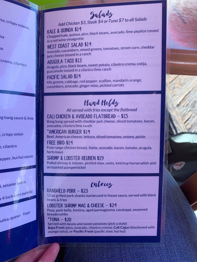Menu at Whales Tale restaurant, Northport, 81 Fort Salonga Rd Unit A
