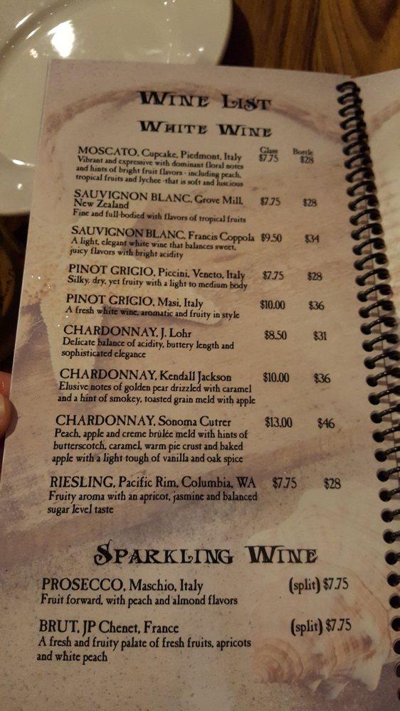 Menu at Doc Ford's Rum Bar & Grille - Ft. Myers Beach, Fort Myers Beach