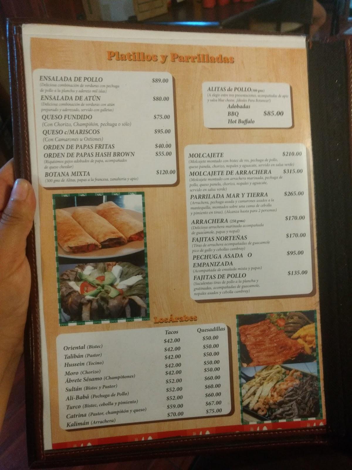 Menu at Yardis Xotepingo pub & bar, Mexico, Calz. de Tlalpan 2545