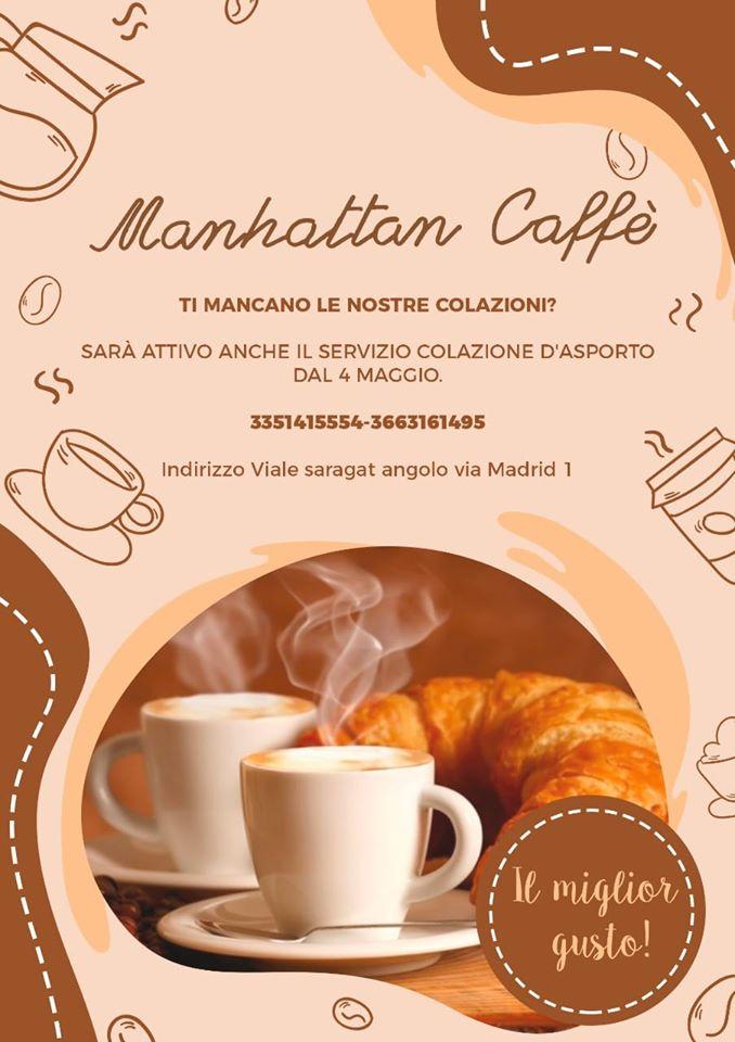 Menu at Manhattan Caffe' pub & bar, Collecchio