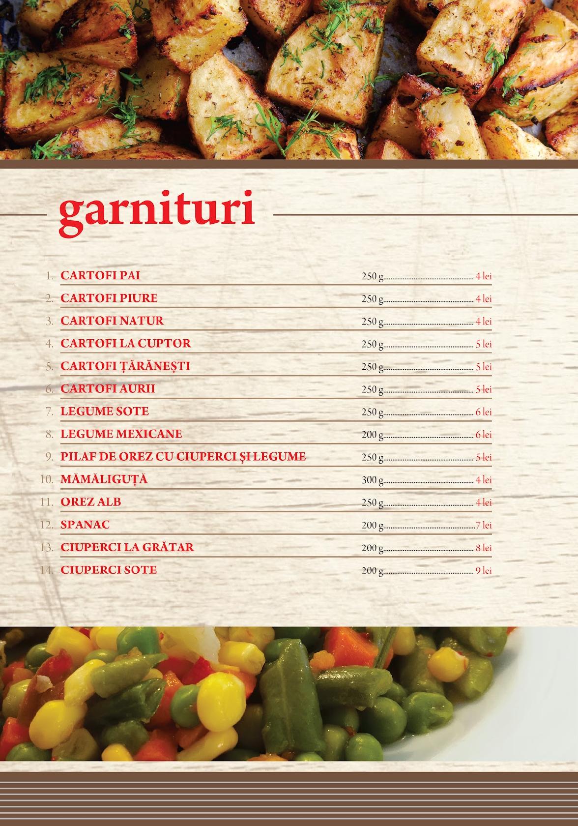 Menu at Restaurant Jack, Recaș