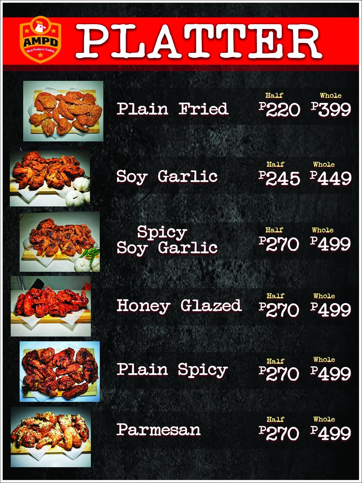 Menu at AMPD CHICKEN STATION restaurant, General Santos City