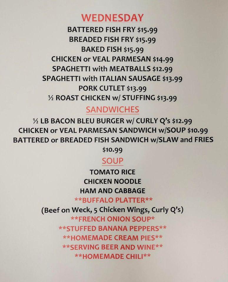 Menu at Apollo Family Restaurant, Buffalo, South Park Ave