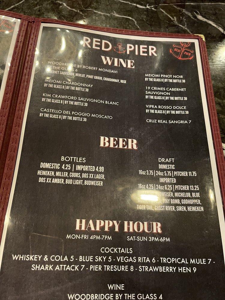 Menu at Red Pier Cajun Seafood & Bar - Poplar / Ridgeway, Memphis