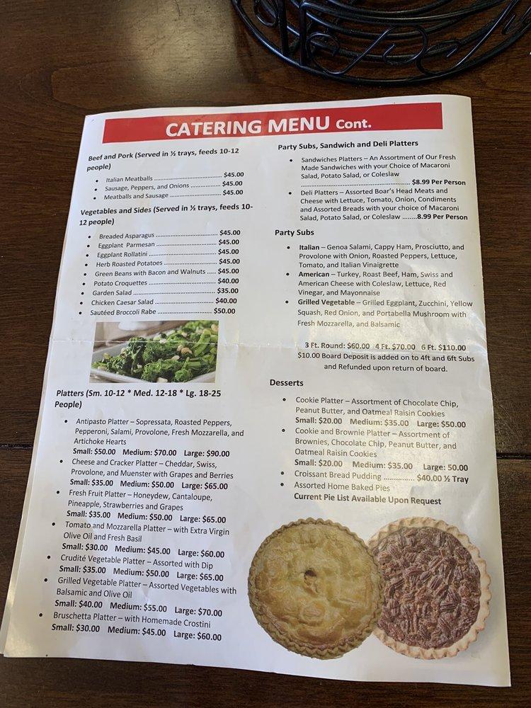 Menu at Twin Pond Farm Country Market, Howell