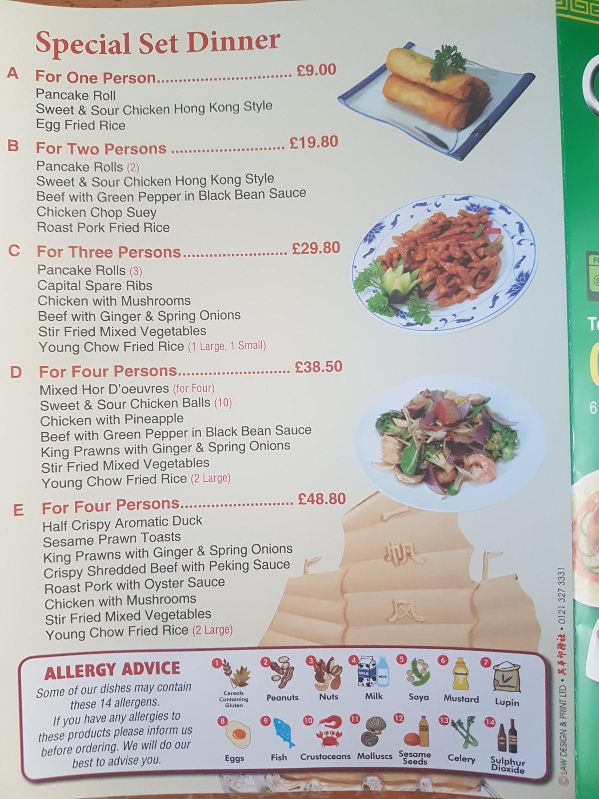 Menu at China Boy Takeaway restaurant, Caerphilly