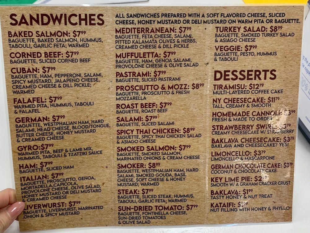 Menu at Four Winds Fine Foods Market restaurant, Pensacola, N 9th Ave