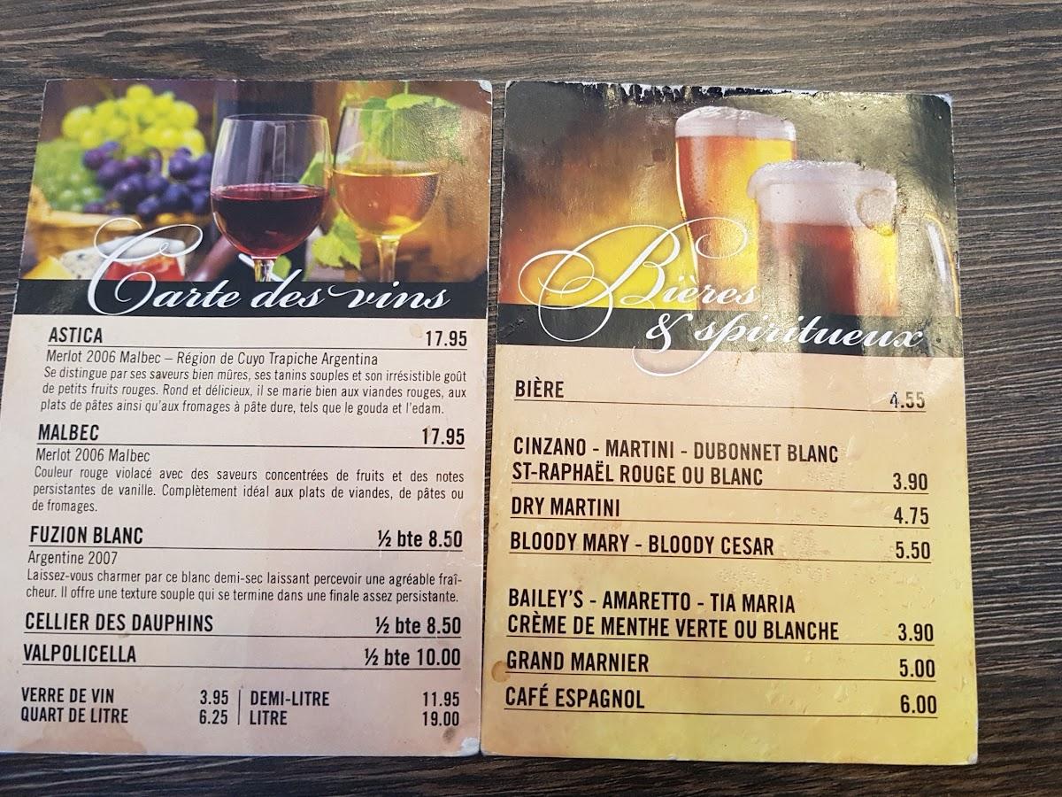 Menu au Déli-Délice pizzeria, Drummondville