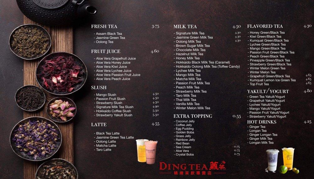 Menu at Ding Tea Bradenton (Mochinut Bradenton) restaurant, Bradenton