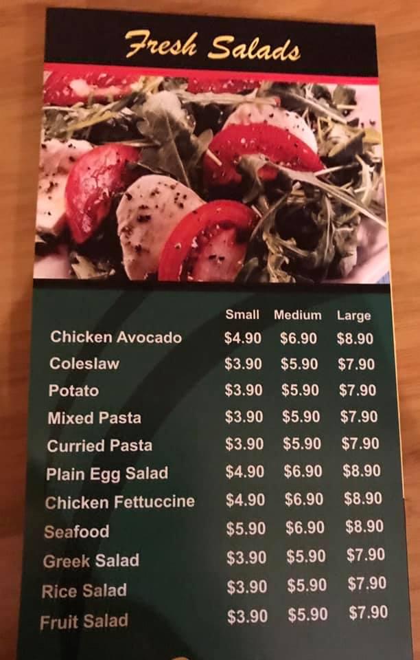 Menu at Cranbourne Charcoal Chicken restaurant, Cranbourne, 88/90 High St