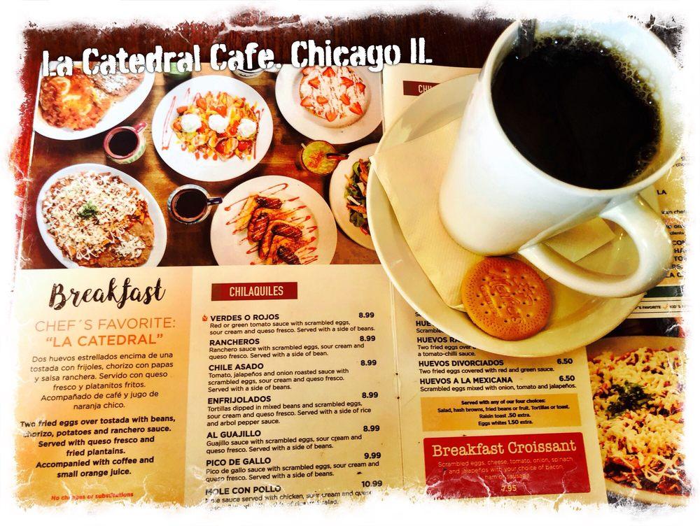 Menu at La Catedral Cafe & Restaurant, Chicago, S Christiana Ave