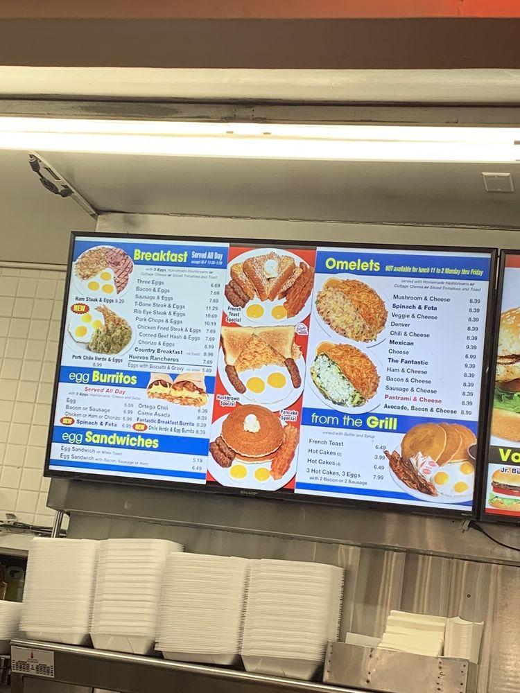 Menu at Fantastic Cafe, Rancho Palos Verdes, N Gaffey St