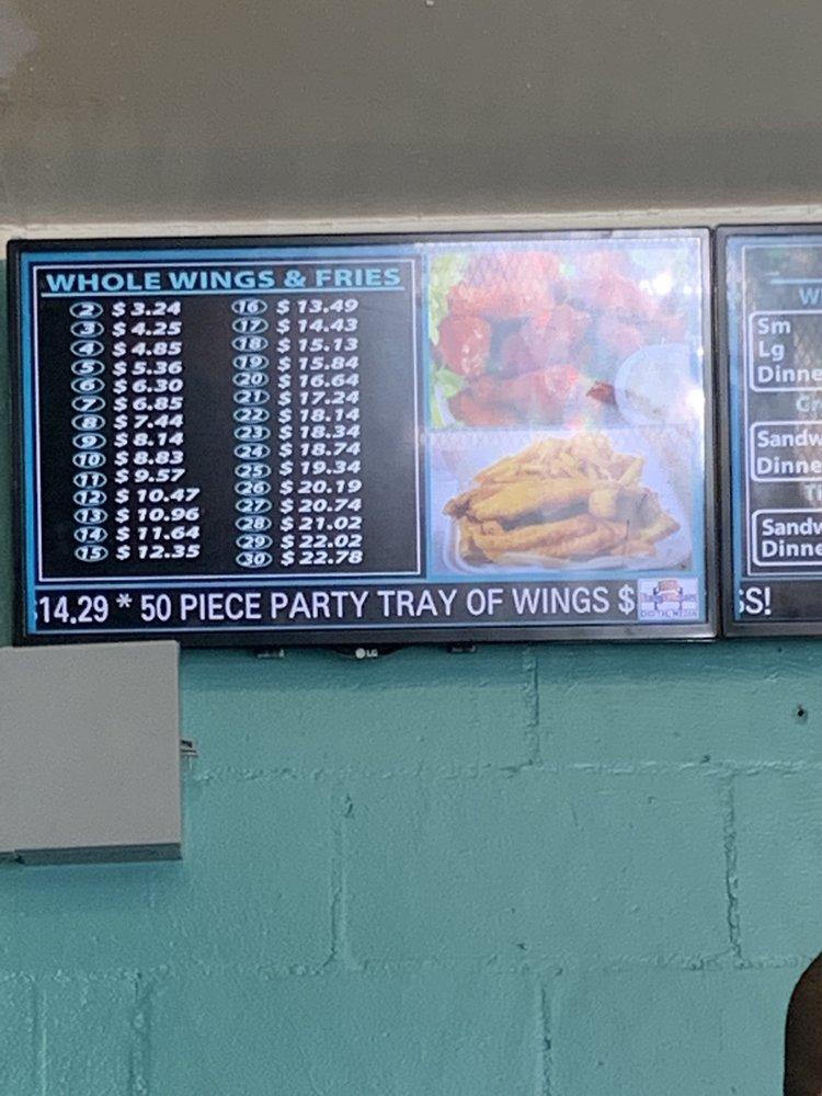 Menu at Fish & Wing restaurant, Bessemer