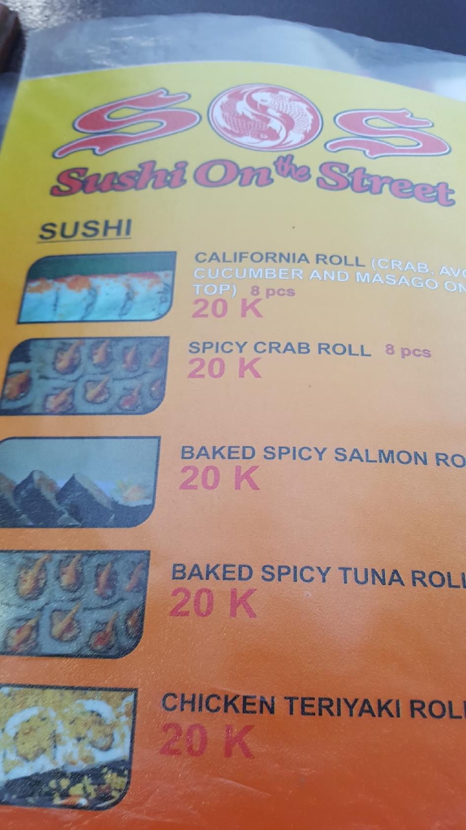 Menu at Sushi On The Street restaurant, Abiansemal, Jl. Mudu Taki