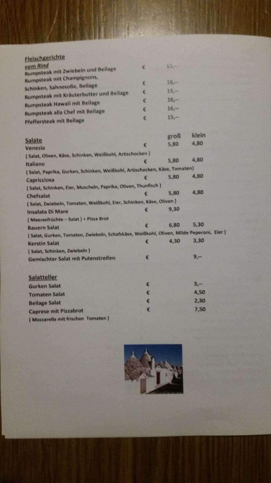 Menu at Zum Stern Da Toni restaurant, Babenhausen