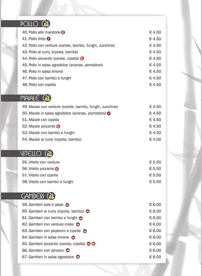 Menu da Fortuna Fusion ristorante, Pavullo Nel Frignano