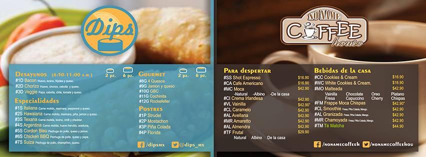 Menu at No Name Express restaurant, Ciudad Acuña