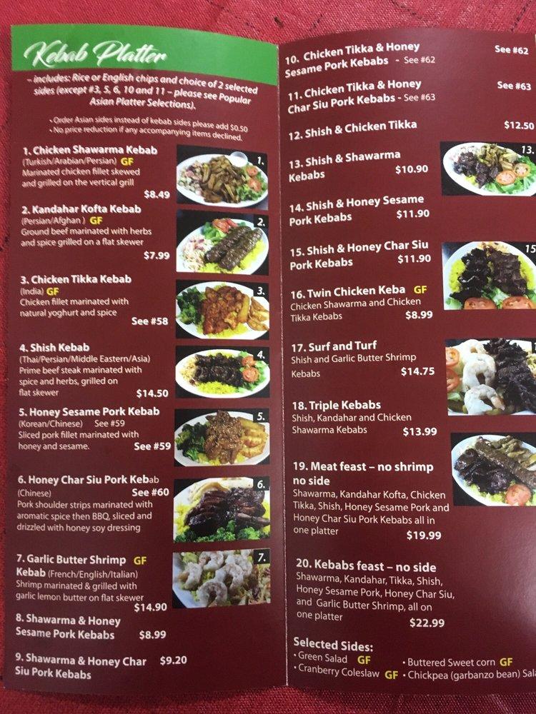 Menu at Kebab Hut - Rexburg steakhouse, Rexburg
