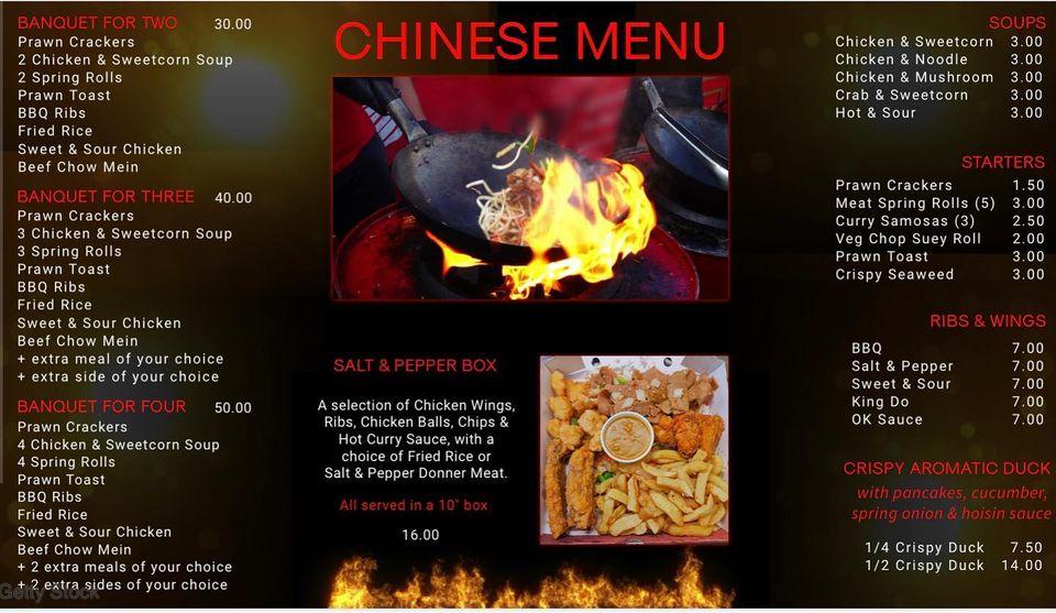 Menu at The Walkden Bar, Eccles
