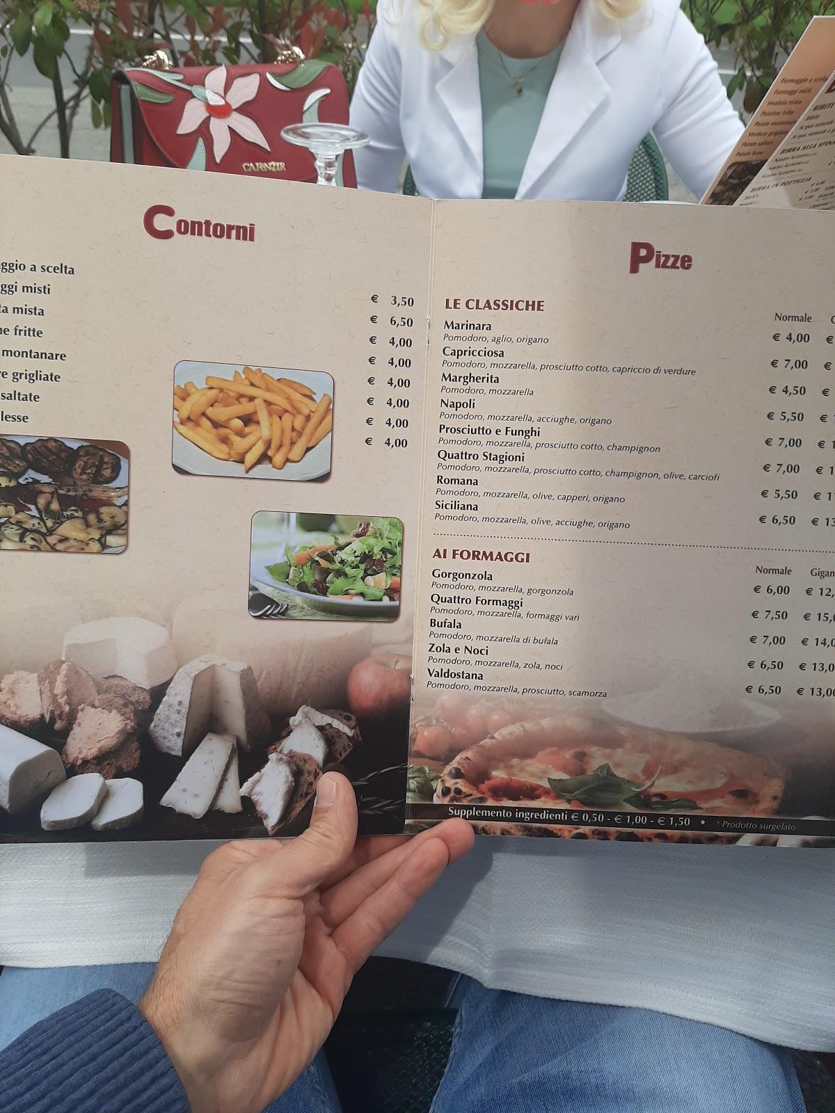 Menu da Ristorante Pizzeria Il Crotto, Beregazzo