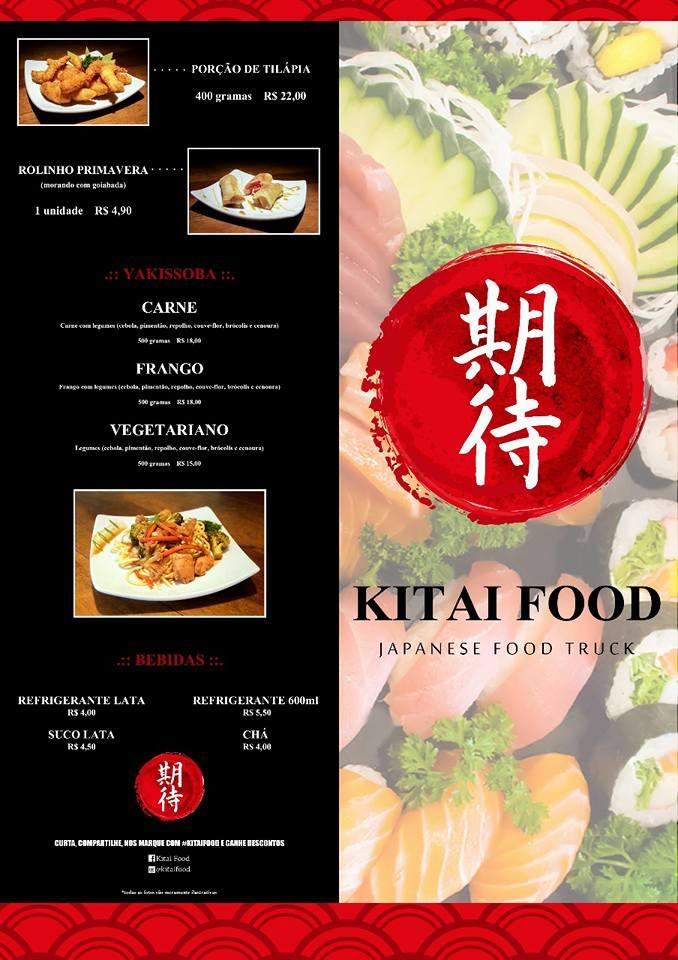 Menu at Kitai Food restaurant, Pinhais
