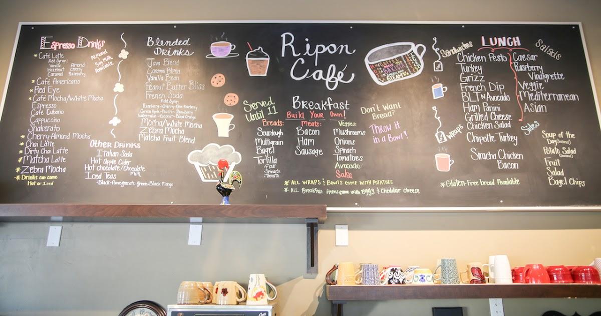 Menu at RIPON COFFEEHOUSE cafe, Ripon