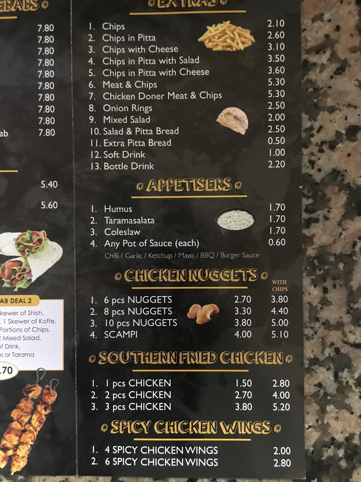 Menu At Star Fast Food Brightlingsea