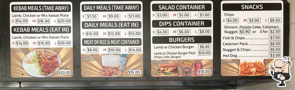Maxi kebab cafe & take away in Campbellfield - Restaurant menu and reviews