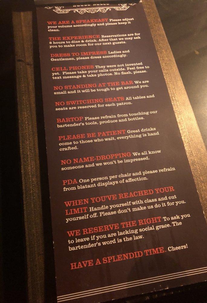 Menu at Apparition Room pub & bar, Temecula