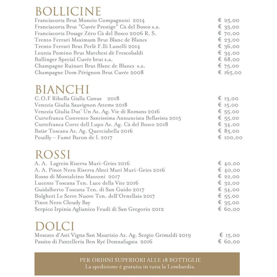 Menu da Da Vittorio ristorante, Brusaporto, Via Cantalupa