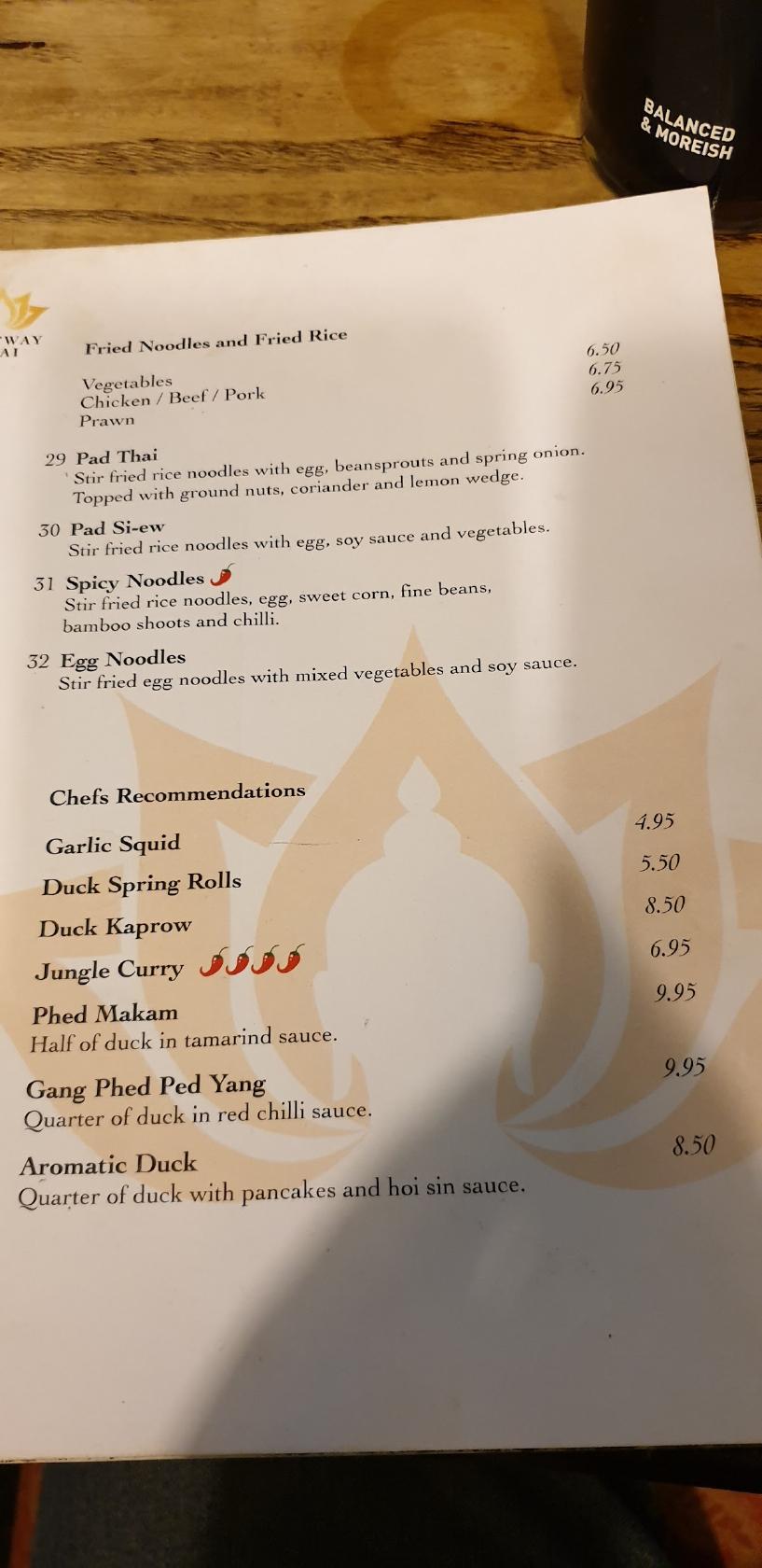 Menu at Halfway House pub & bar, Rickmansworth, 91 Uxbridge Rd